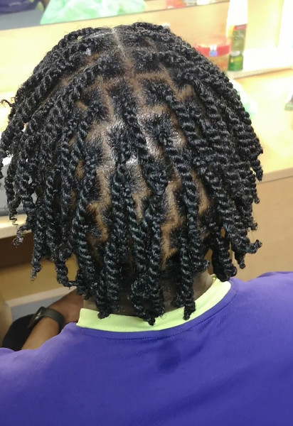 Men's Two Strand Twists - East London Braider Near Me | FroHub