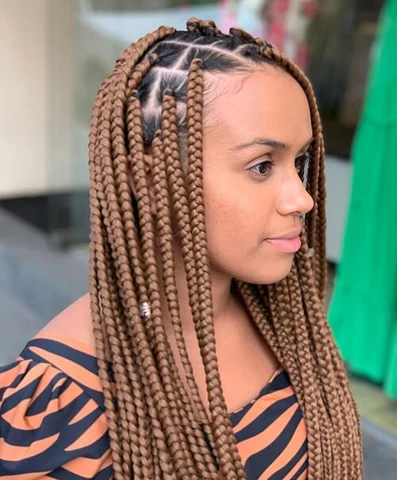 Medium Box Braids - Hillingdon Afro Hairdresser Near Me | FroHub