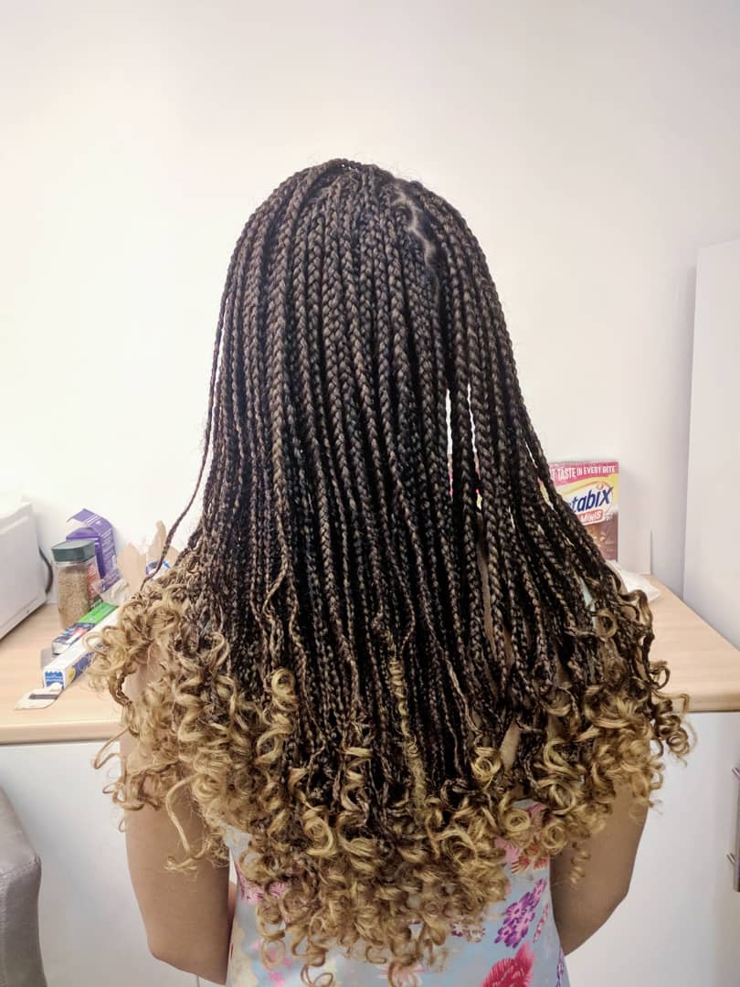 Medium Box Braids - Hillingdon Afro Hairdresser Near Me | FroHub