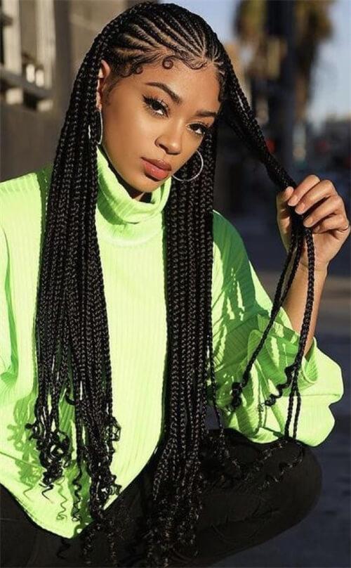 Fulani Lemonade Box Braids - London Braider Near Me | FroHub